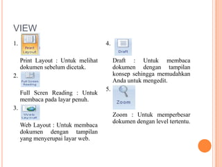 Materi Dasar Microsoft Word | PPTX