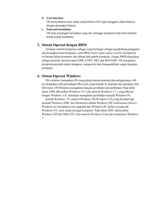 Tugas komputer bagian a | PDF