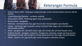 KOSMETIKA (SHAMPOO/SAMPO) | PPTX