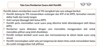 TUGAS KPPS KETIKA PEMUNGUTAN DAN PERHITUNGAN SUARA.pptx
