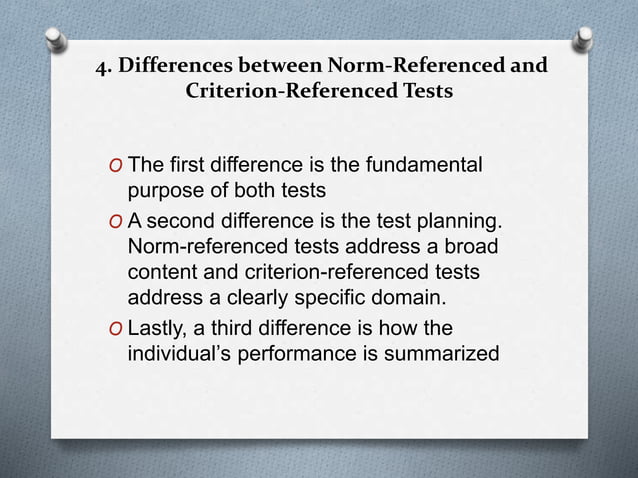 TYPES AND USES OF LANGUAGE TESTING & NORM-REFERENCED TEST AND CRITERION ...
