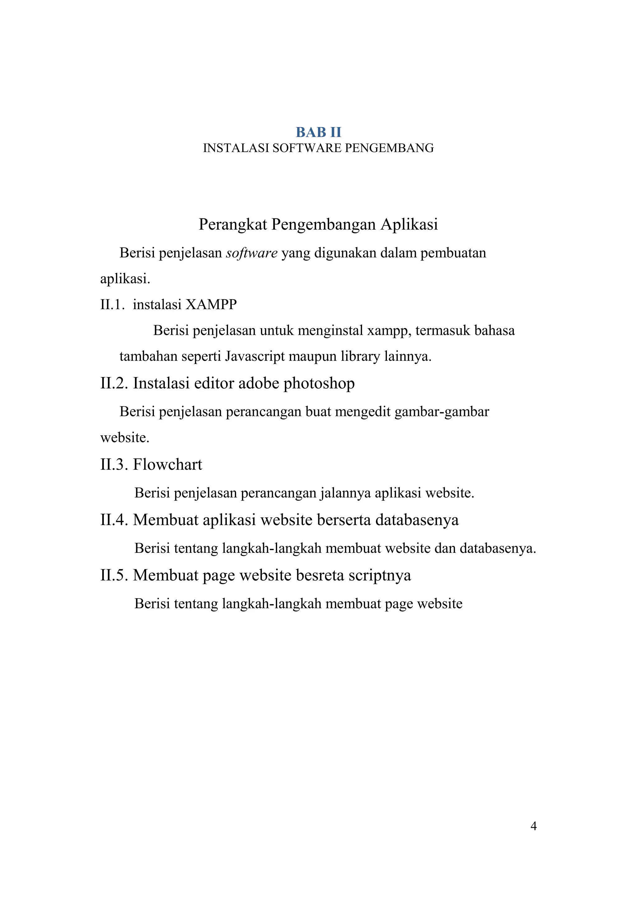 Tugas laporan project aplikasi website | DOCX