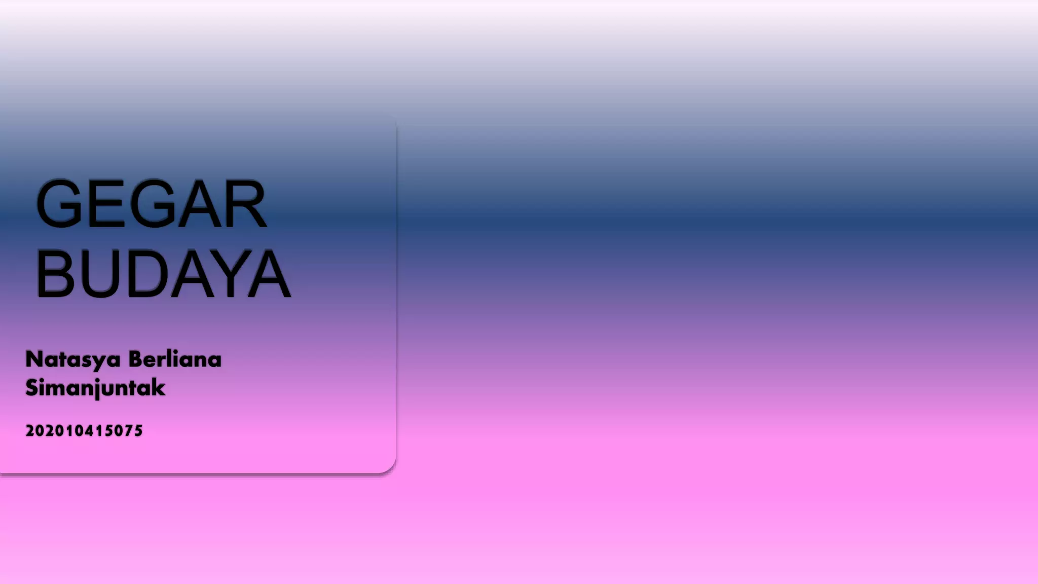 Gegar budaya (Komunikasi Lintas Budaya) | PPTX