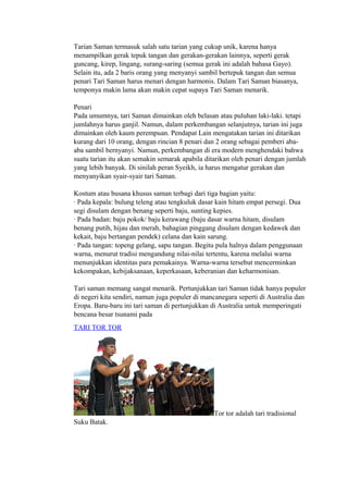 Tugas macam macam tarian | PDF