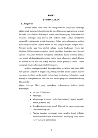 makalah yang membahas ambient media | DOCX