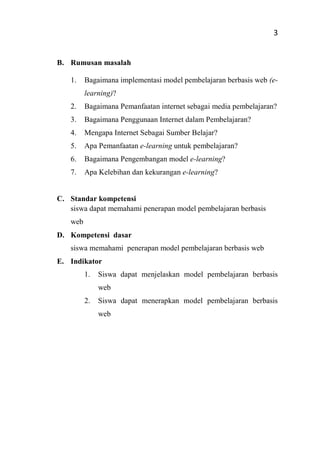 MEDIA PEMBELAJARAN BERBASIS WEB | PDF