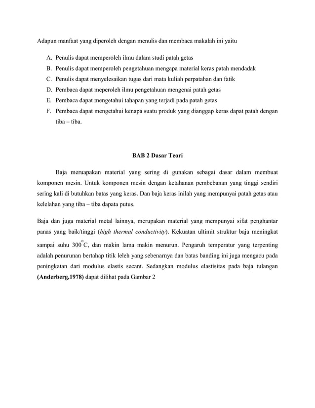 Analisis Perpatahan Getas (Cleavage Fracture Of Analysis) Dengan Metode ...