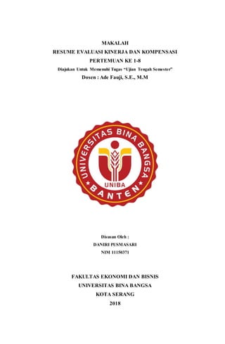 Tugas makalah UTS evakinkomp | PDF