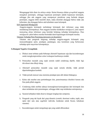 Groupthink Teori | PDF