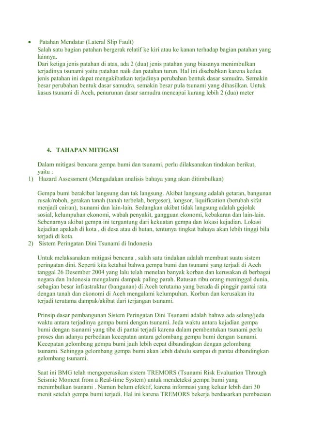 Tugas makalah plh tentang bencana alam | DOC