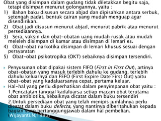 Tugas manajemen farmasi tentang perbekalan farmasi di apotek ppt | PPTX