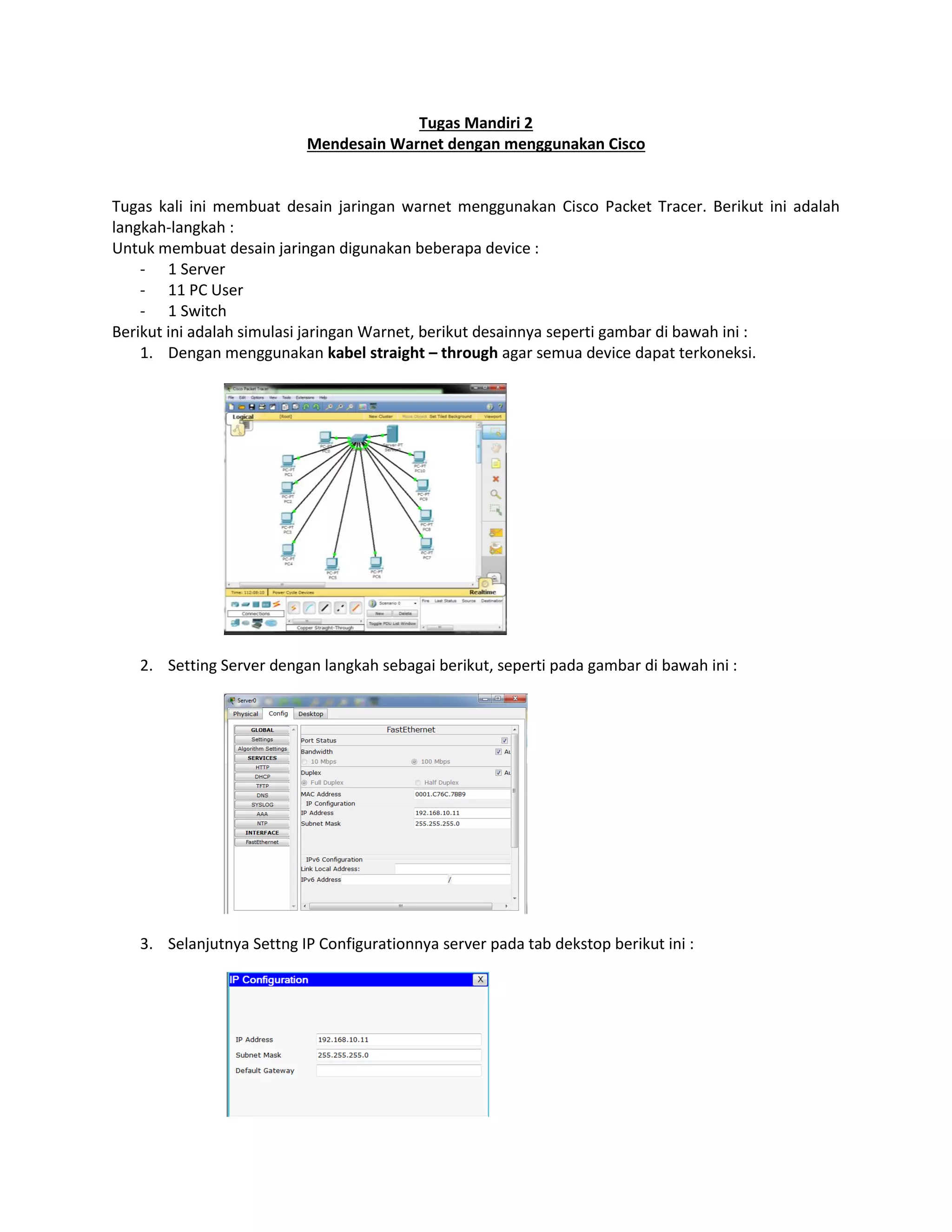 Membuat Jaringan Warnet | PDF