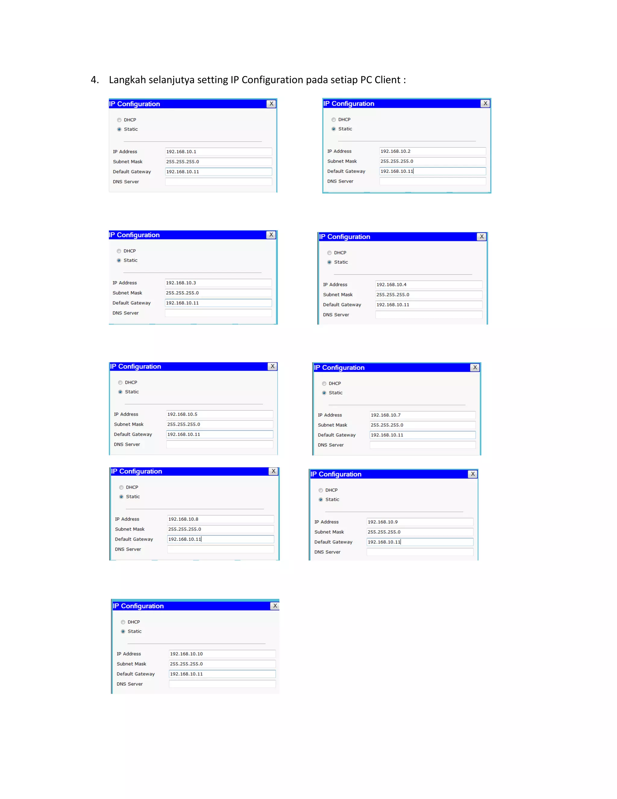 Membuat Jaringan Warnet | PDF