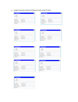 Membuat Jaringan Warnet | PDF
