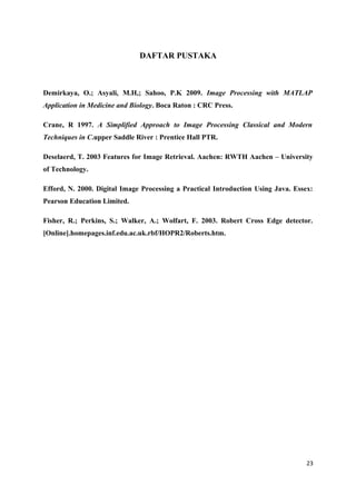 Tugas mandiri pengolahan citra digital | DOC
