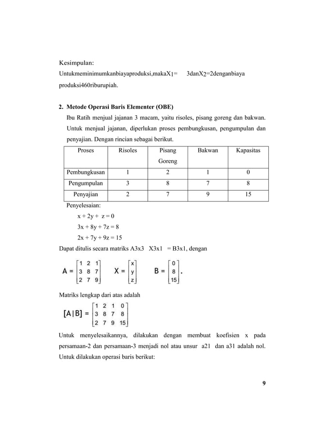 Tugas Mandiri Riset Operasi | PDF