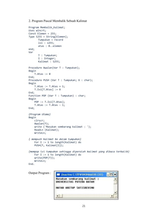 Tugas mandiri struktur data | DOCX