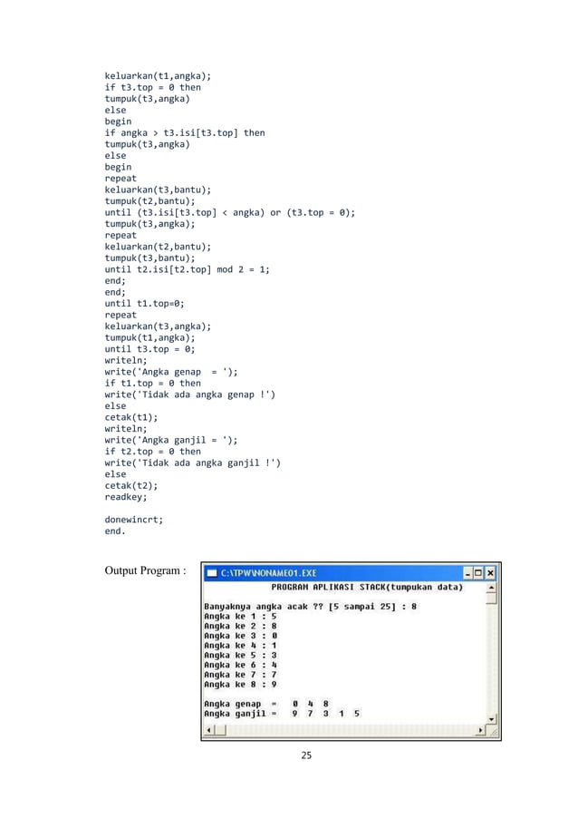 Tugas mandiri struktur data | PDF