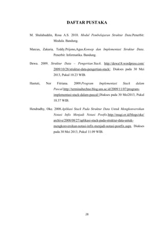 Tugas mandiri struktur data | DOCX