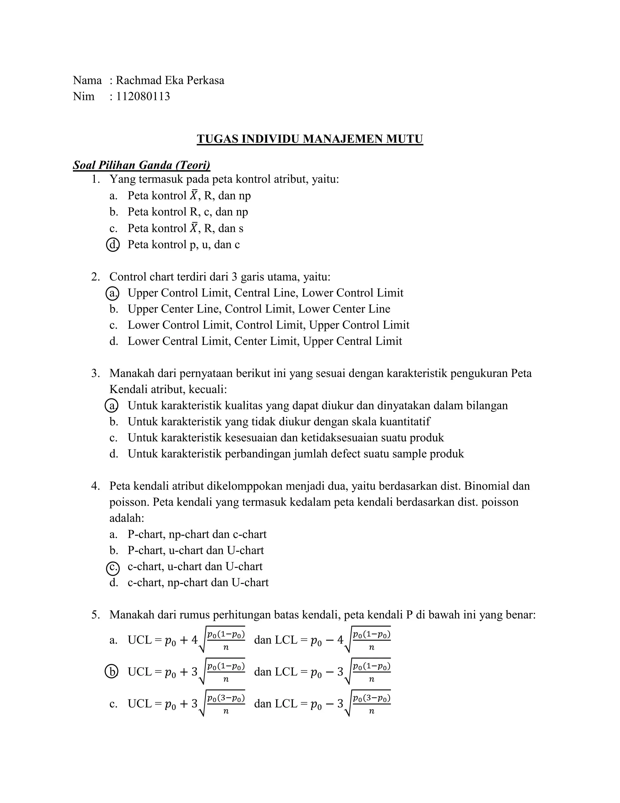 Manmut soal PK Atribut | DOCX
