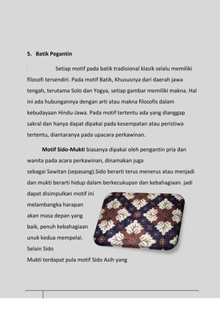 Tugas mata kuliah Desain kemasan produk batik | PDF