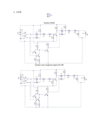 Tugas mata kuliah elektronika digital gerbang logika | PDF