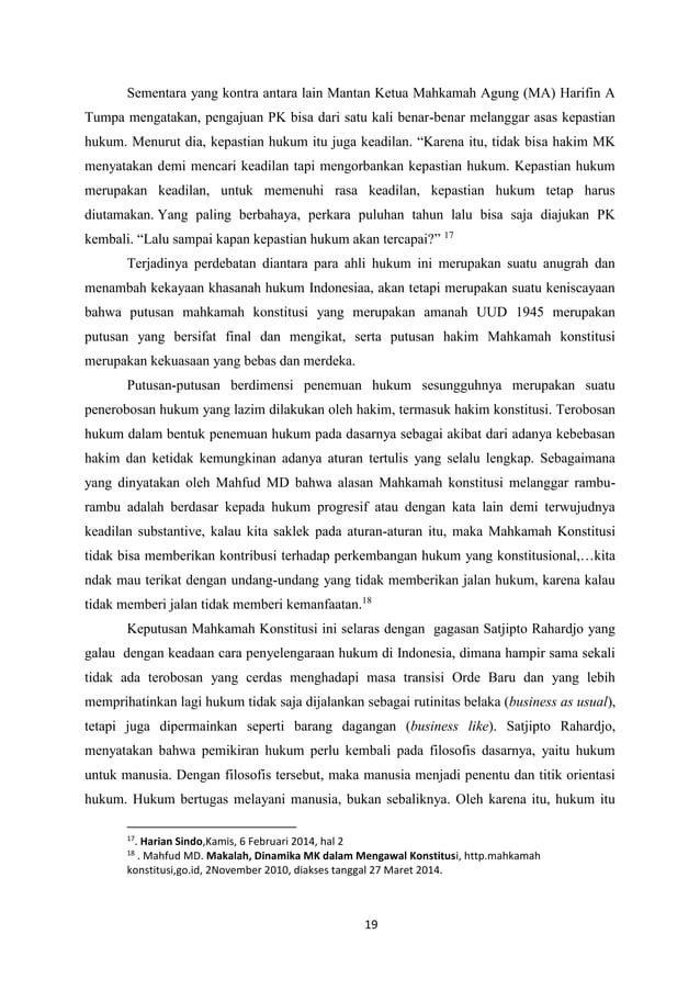 Tugas mata kuliah penemuan hukum (Rechtvinding) | DOCX