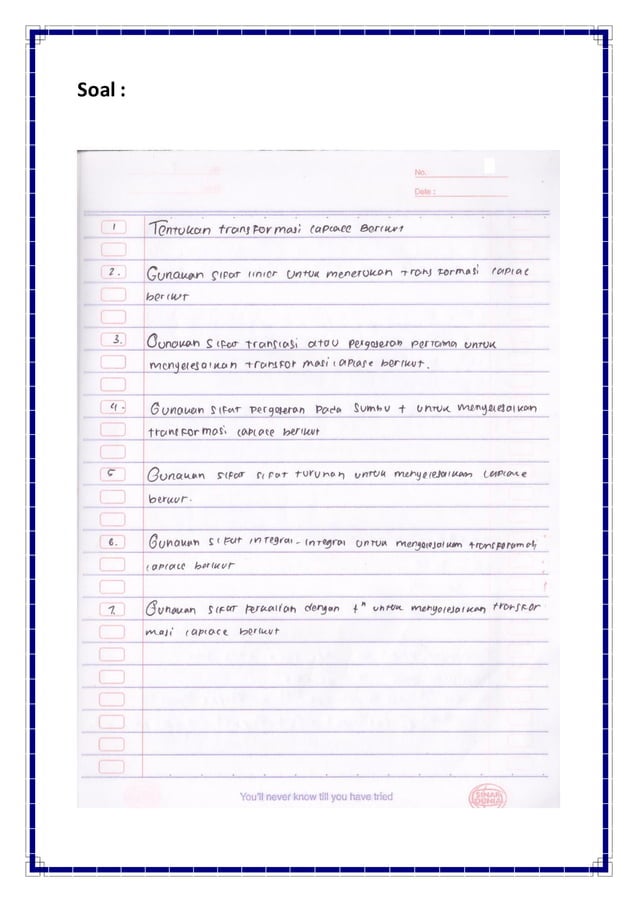 Tugas Matematika 3 BAB 3 | PDF
