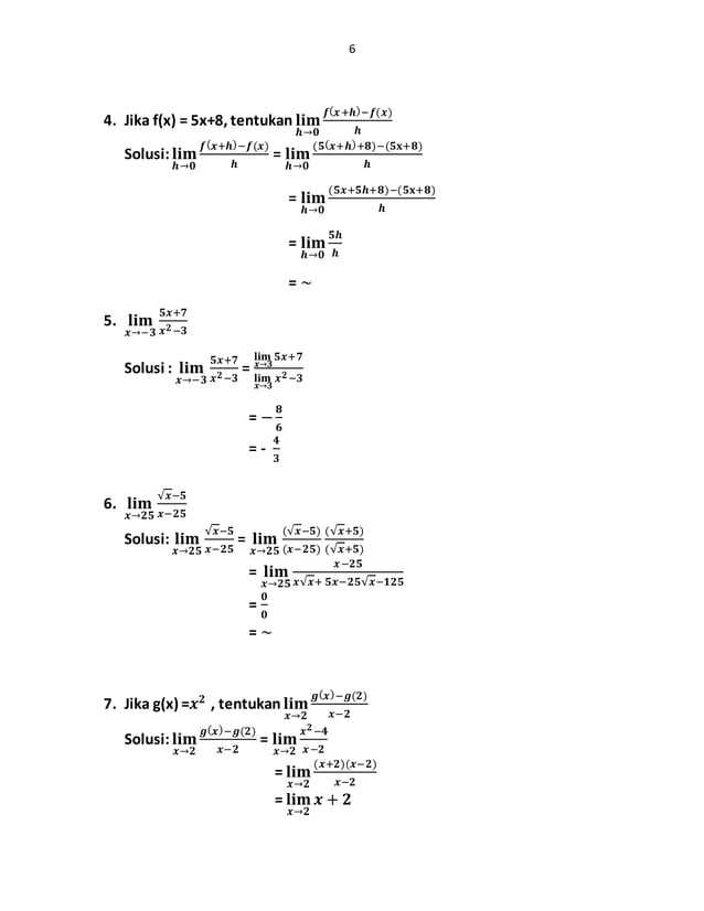 Tugas matematika kalkulus | PDF