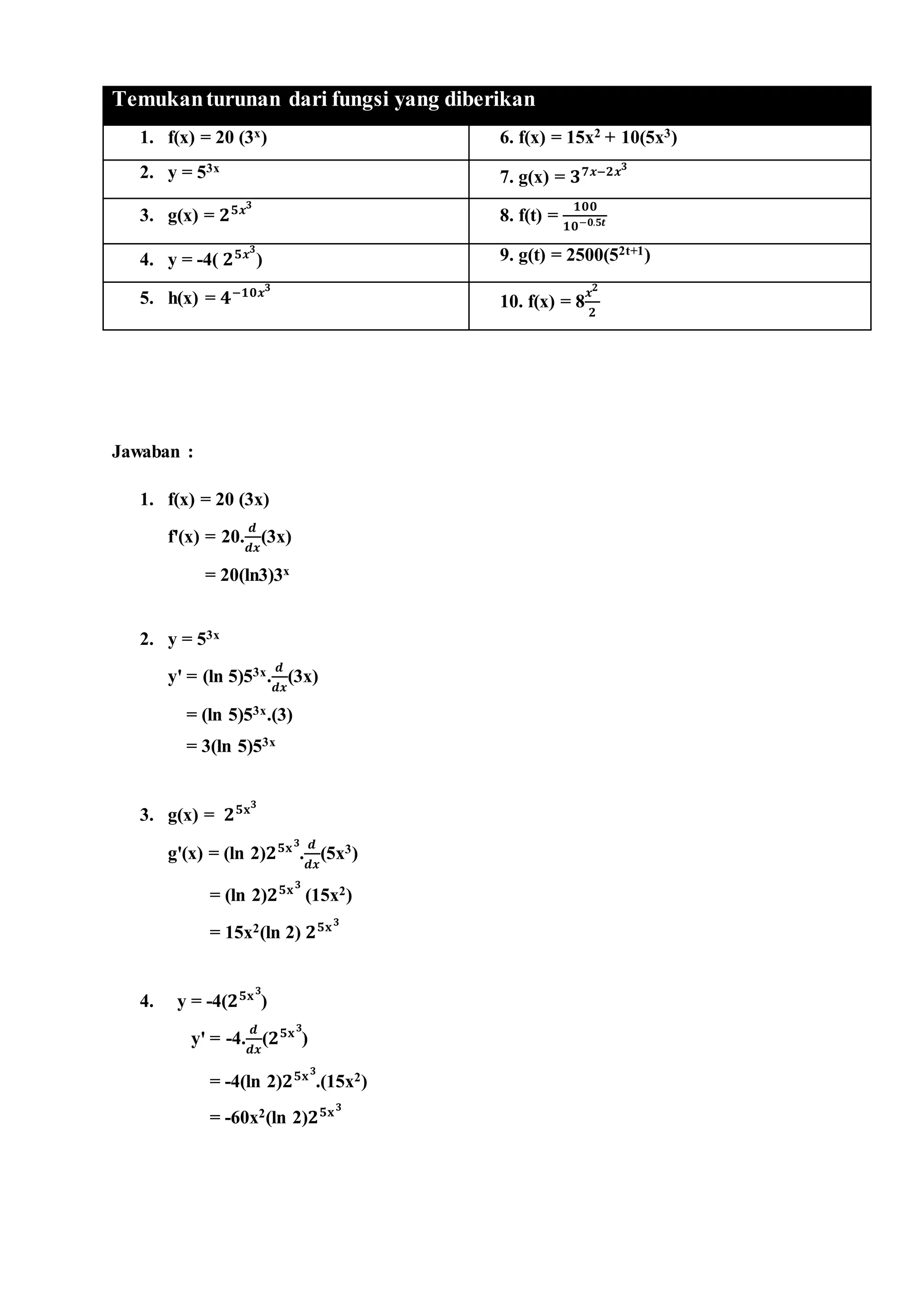 Tugas matematika kelompok | DOCX