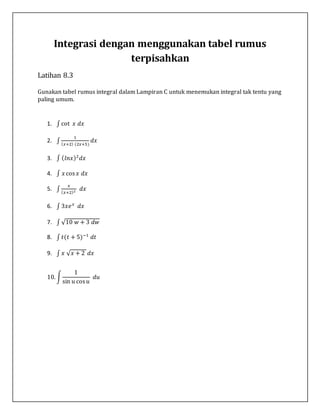 Tugas matematika kelompok 7 | PDF