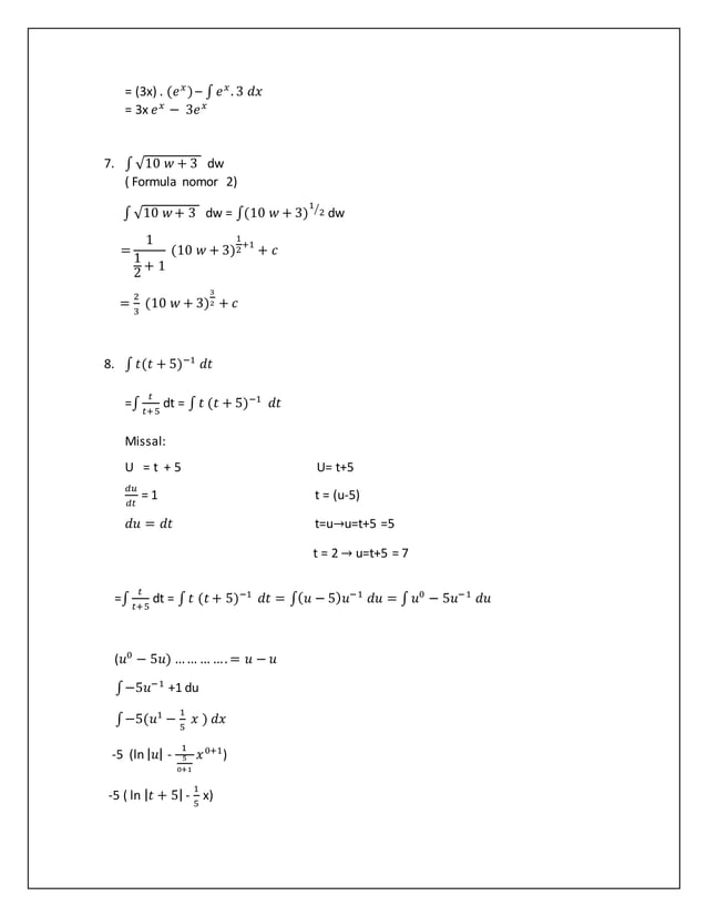 Tugas matematika kelompok 7 | PDF