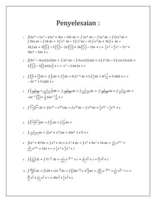 Tugas matematika kelompok 7 | PDF