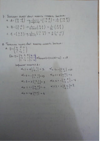 Tugas matriks | PDF