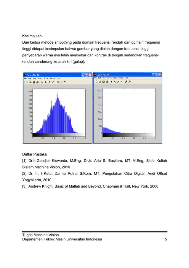 Tugas UTS System Machine Vision | PDF