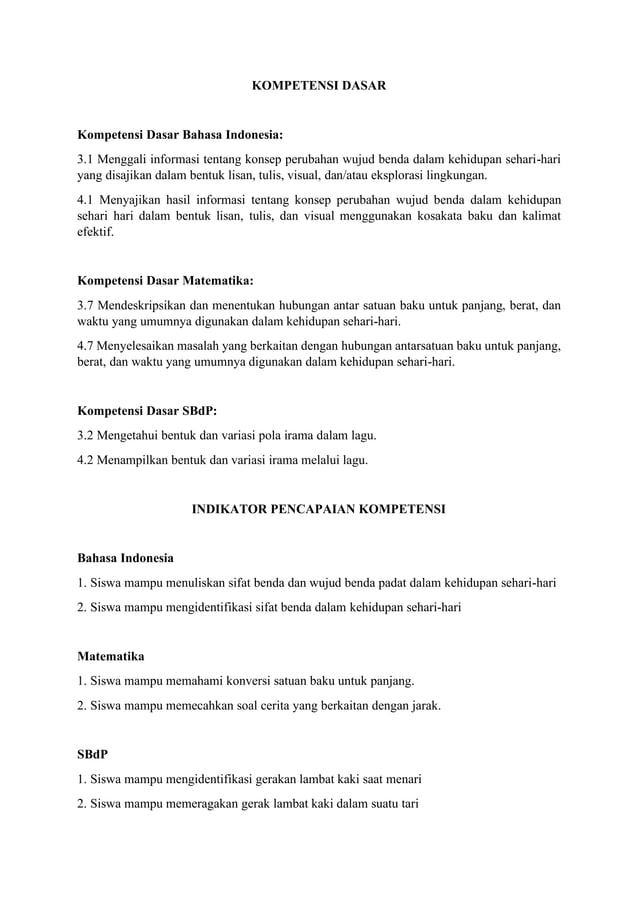 Modul Materi Pembelajaran Kelas 3 SD | PDF