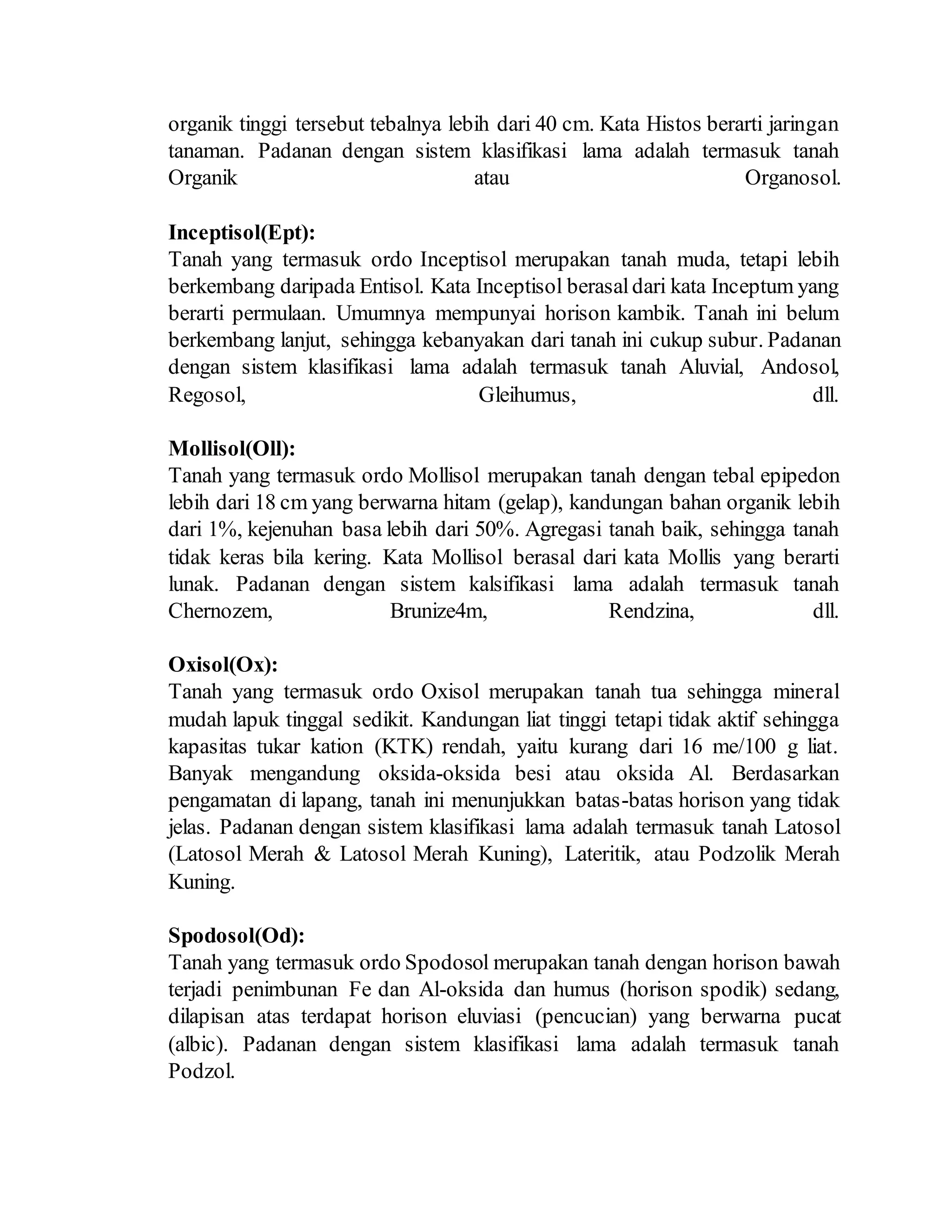 Mekanika Tanah I (Teori Klasifikasi Tanah) | DOCX