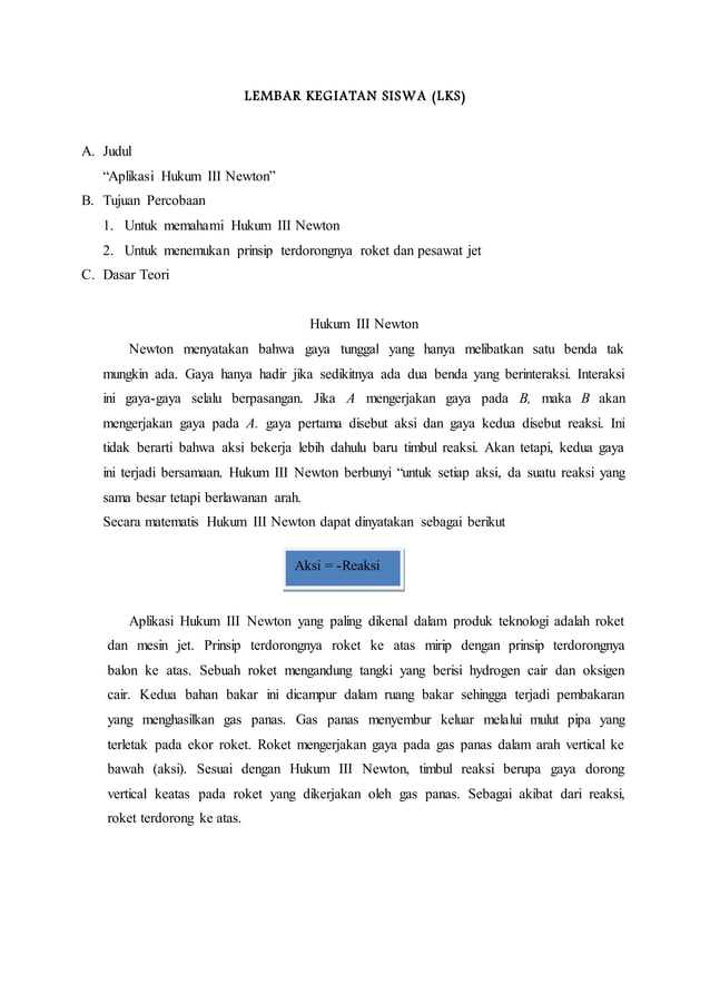 Tugas membuat lks visa mei tiara | DOCX