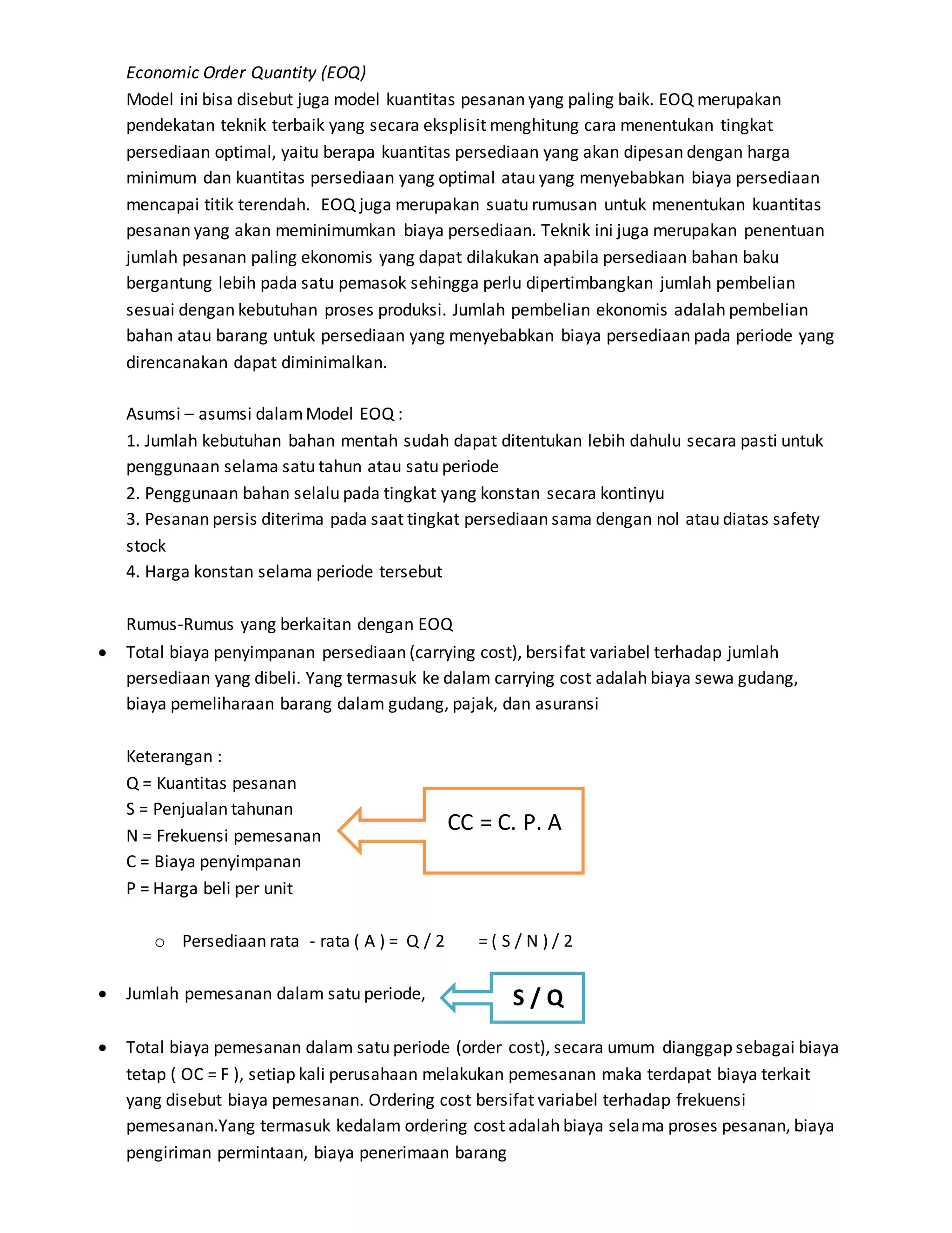 Manajemen Keuangan: Persediaan | DOCX