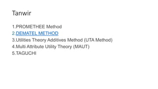 Metode keputusan digunakan pengembalian keputusan | PPT