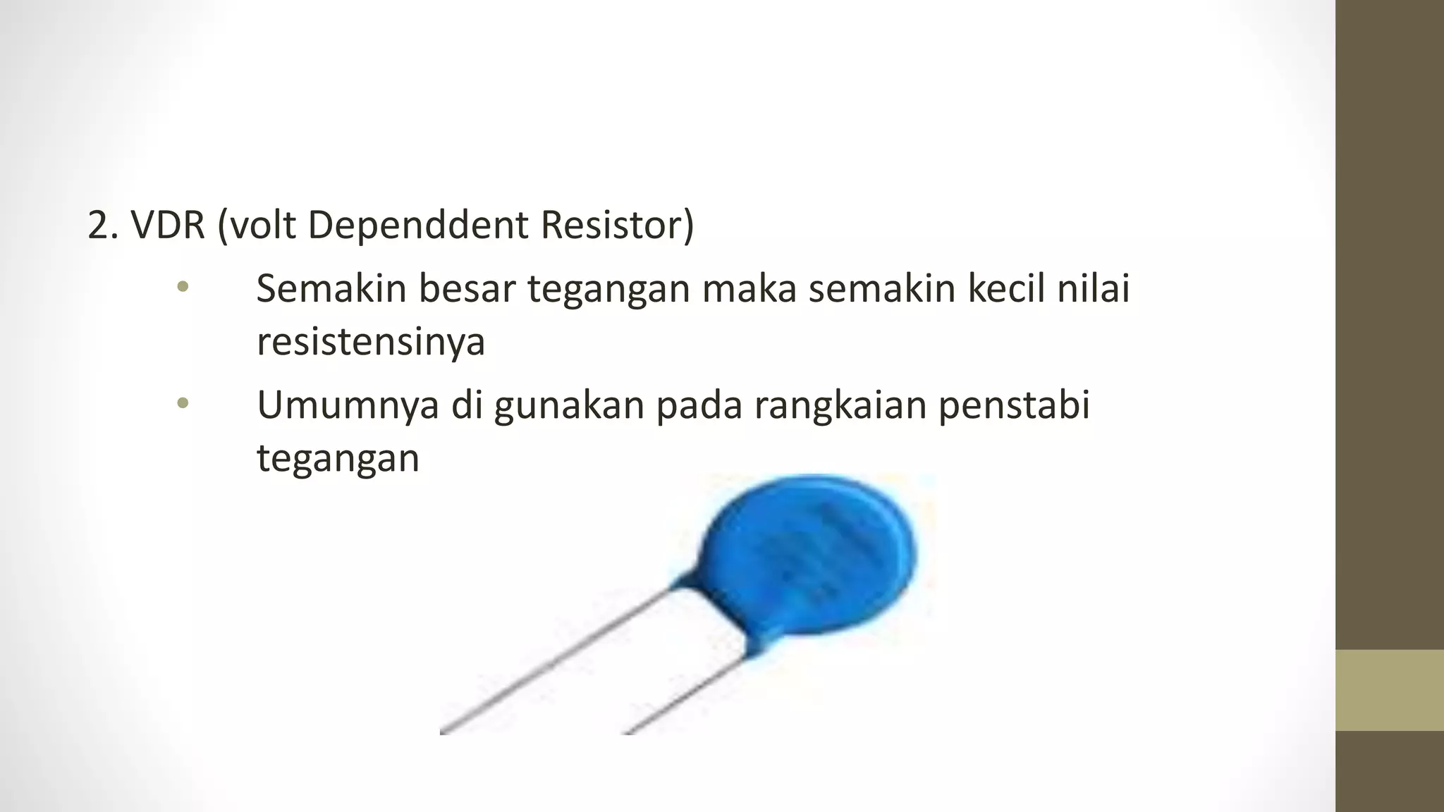 RESISTOR DAN KAPASITOR | PPTX