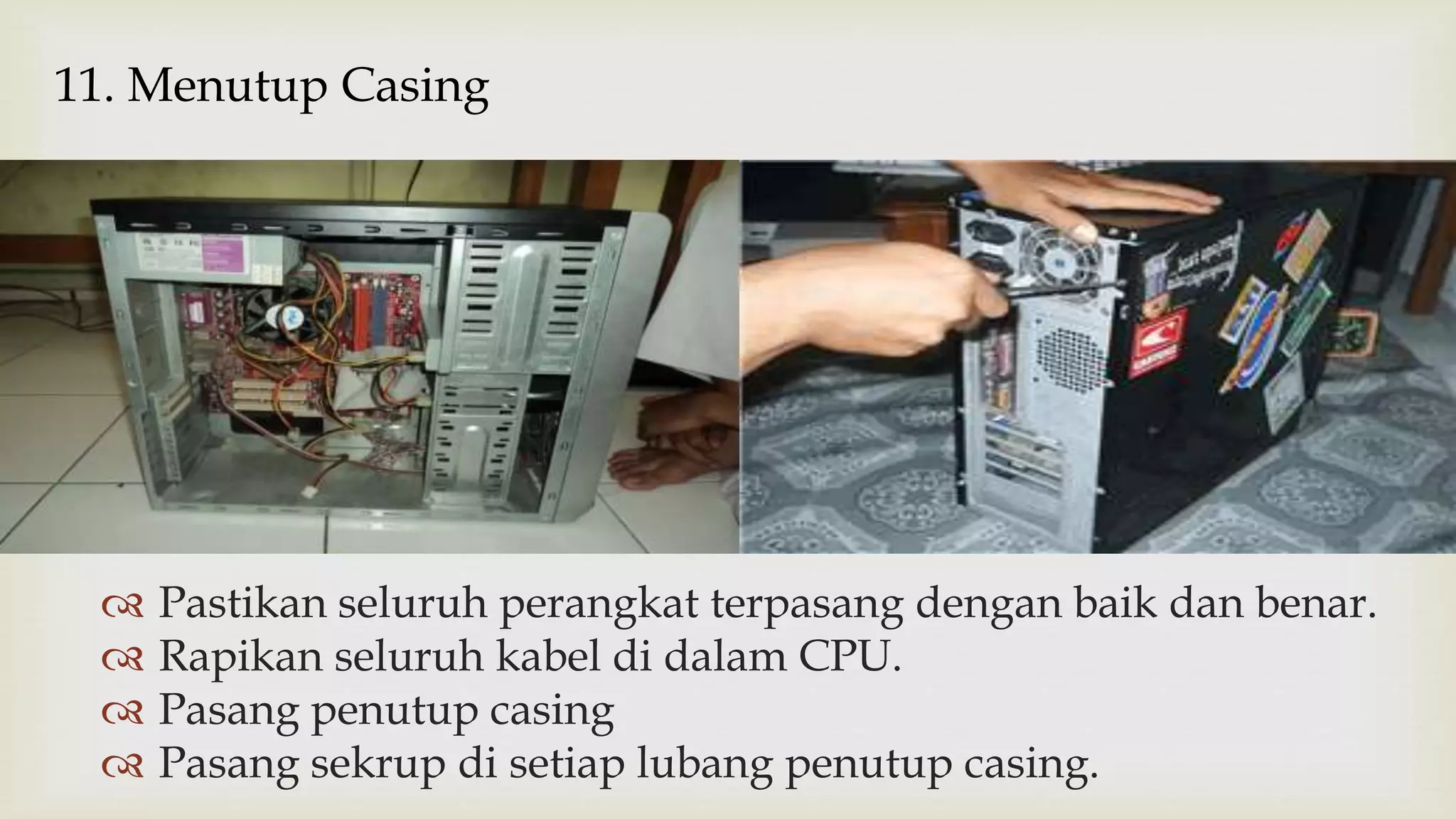 MERAKIT KOMPUTER / CPU(Central Processing Unit) | PPTX