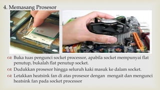 MERAKIT KOMPUTER / CPU(Central Processing Unit) | PPTX