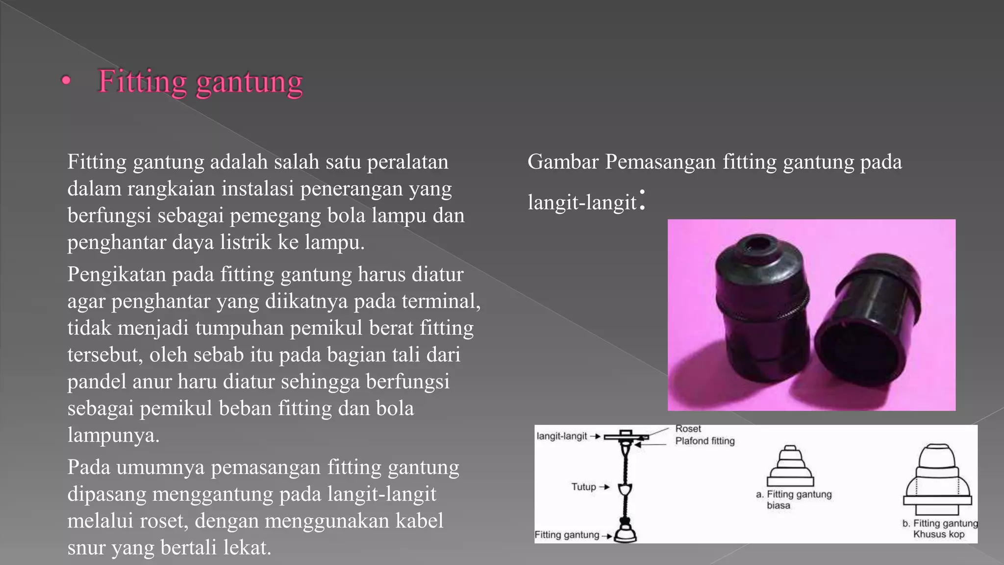 fitting dan jenisnya | PPTX