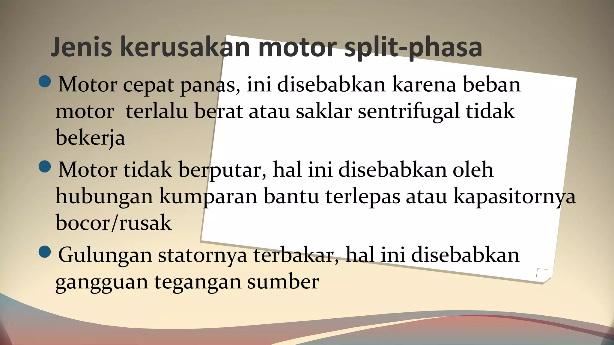 Motor Listrik | PPT