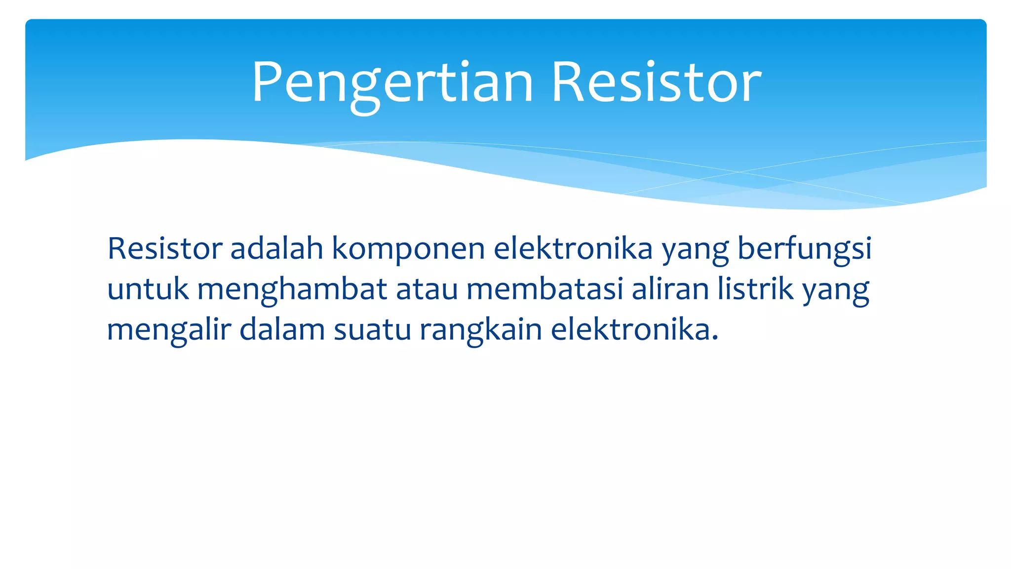 Resistor | PPTX