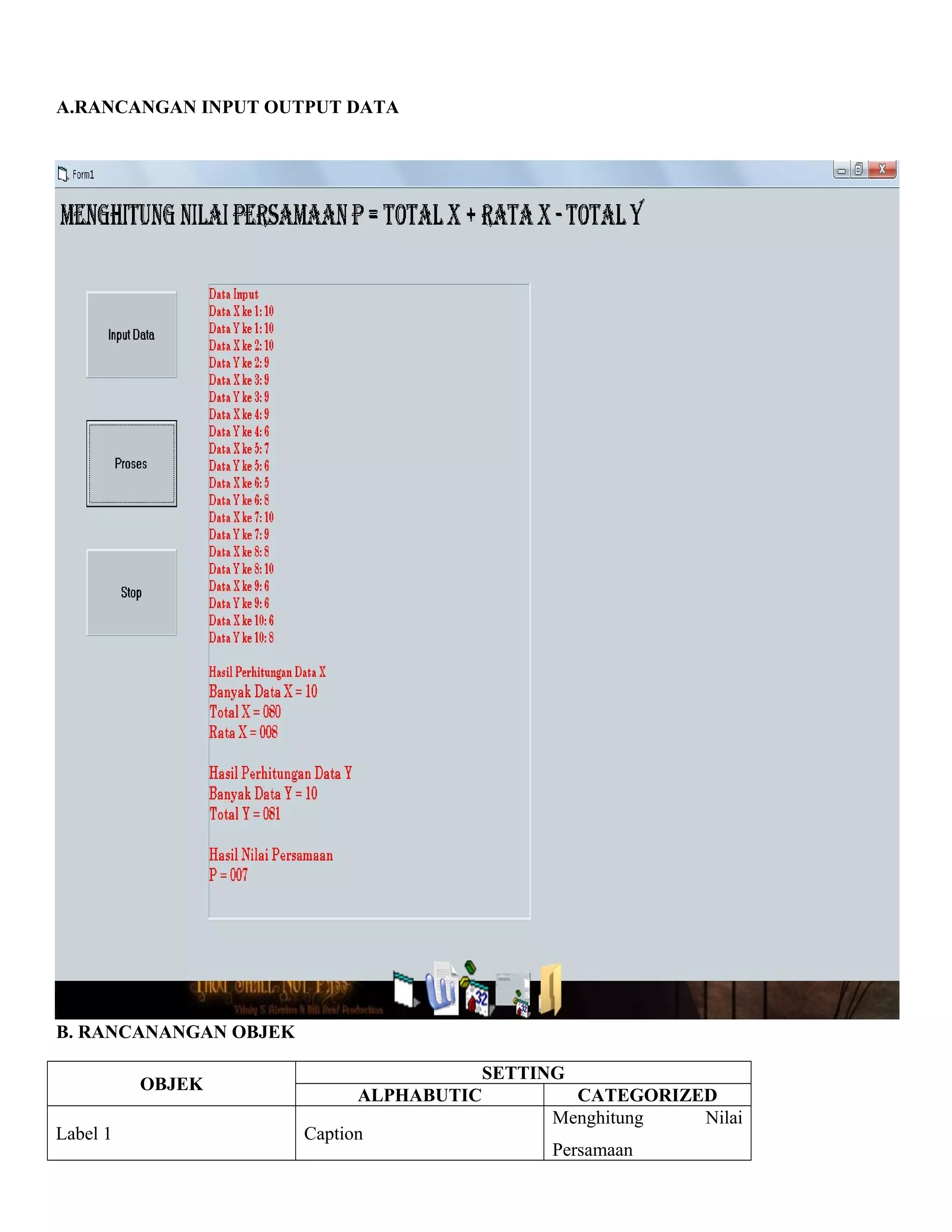 Rumus VB Menghitung Nilai Persamaan | DOC