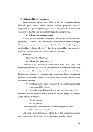 kalimat sederhana | DOCX
