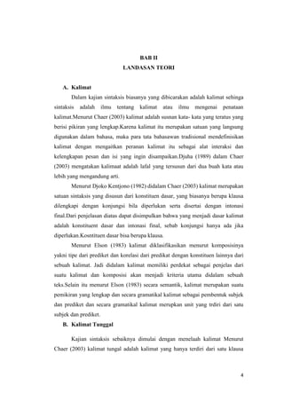 kalimat sederhana | DOCX