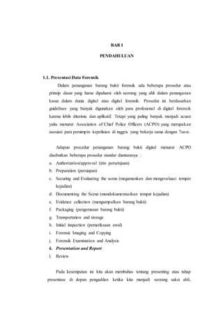 PRESESNTASE DATA FORENSIC | DOCX